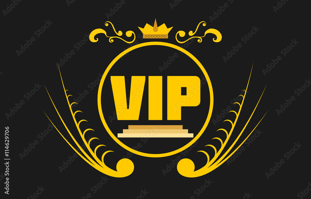 Vip Logo Gold