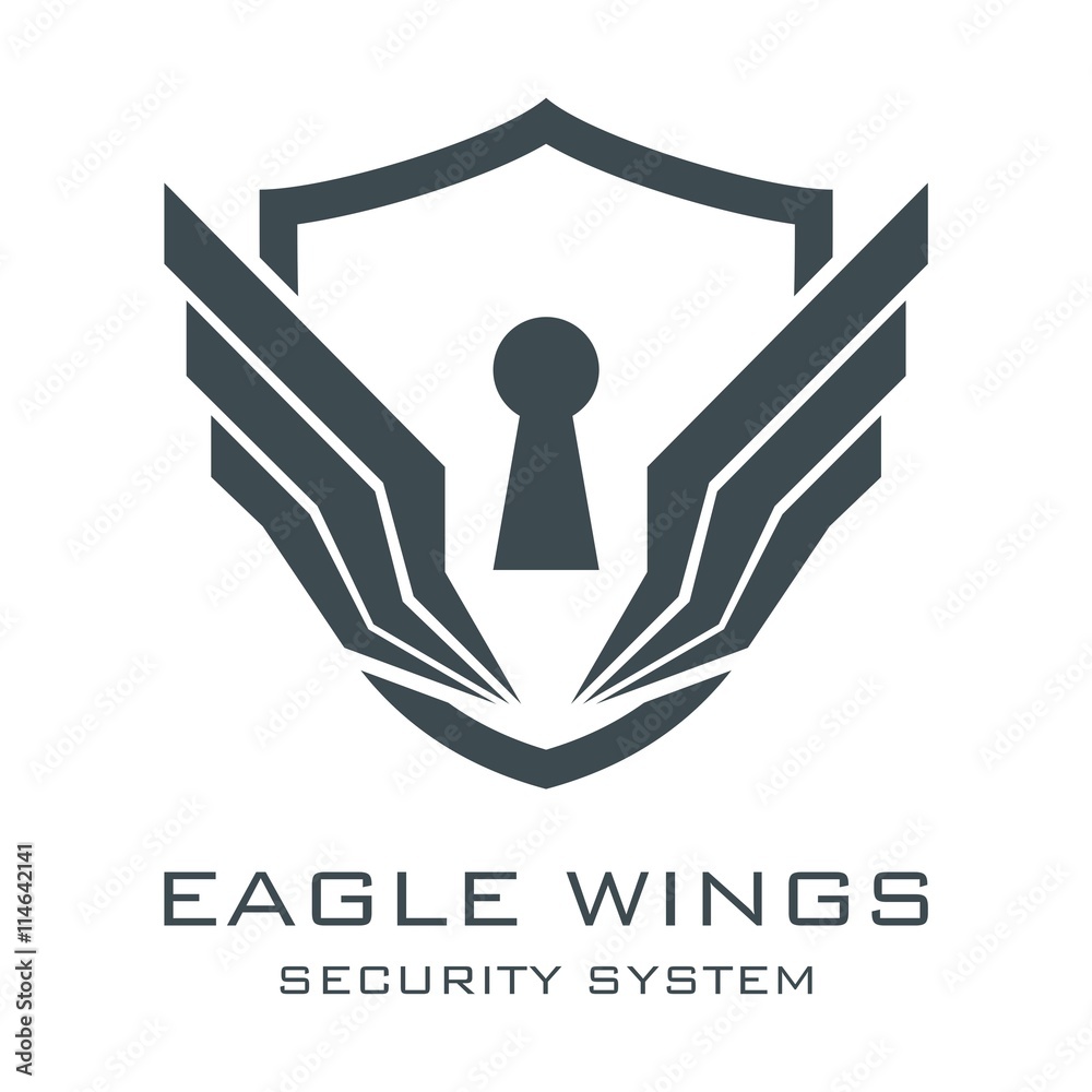 Eagle Logo, Security Logo, Eagle Wings Logo Security System, Eagle ...
