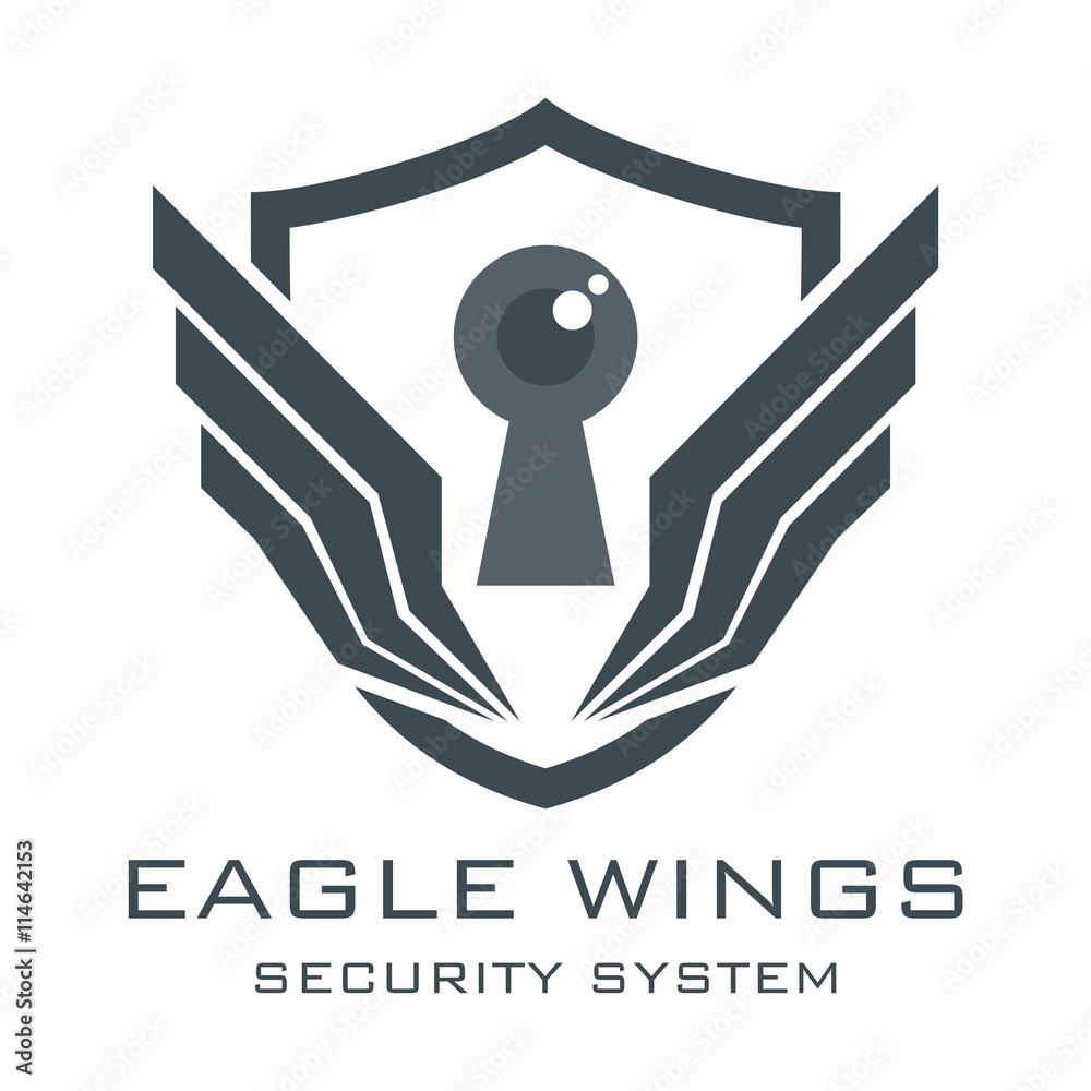 Eagle Logo, Security Logo, Eagle Wings Logo Security System, Eagle ...