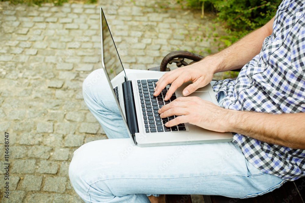 Working Outside Stock Photo | Adobe Stock
