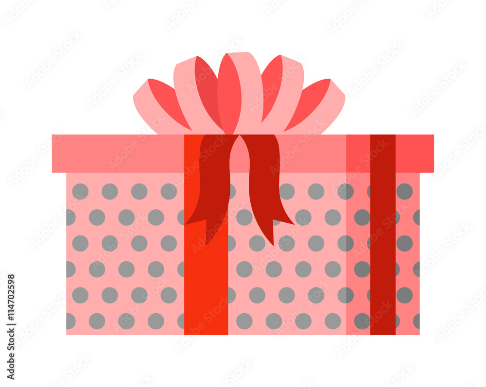 Vector gift box cardboard empty container packaging. Gift box carton ...