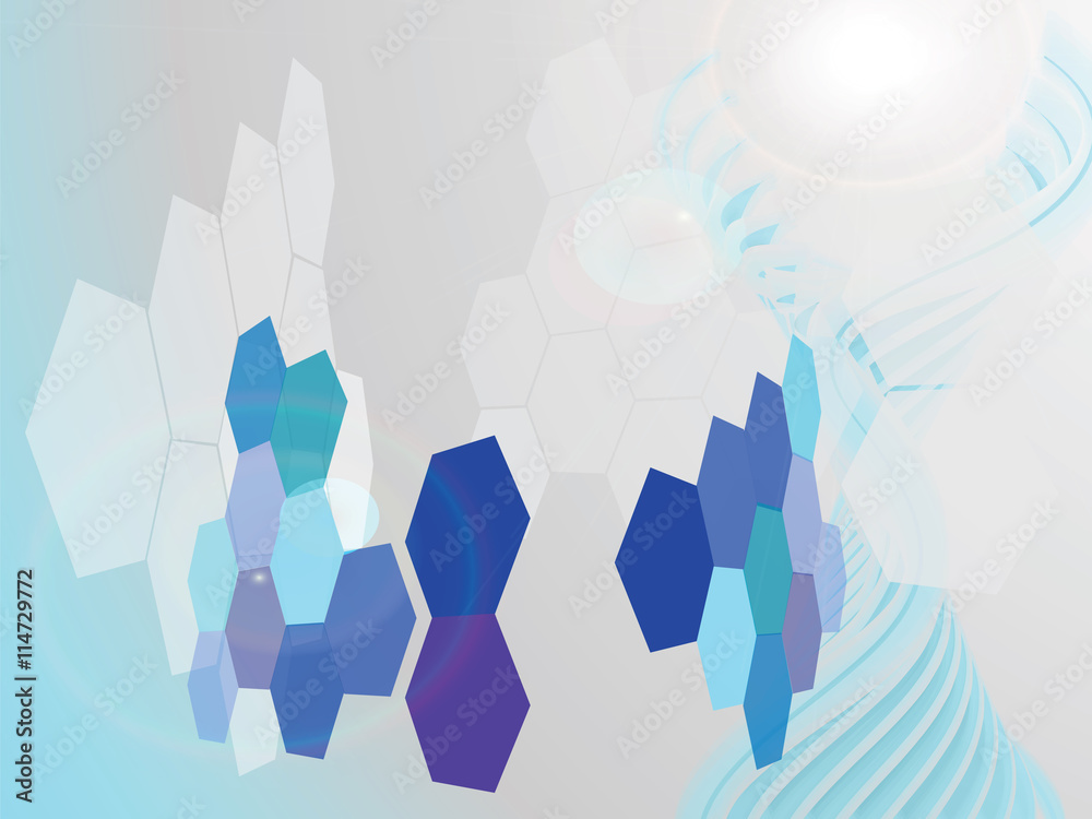 Abstract backgrounds hexagram hydrocarbon molecules Stock Illustration ...