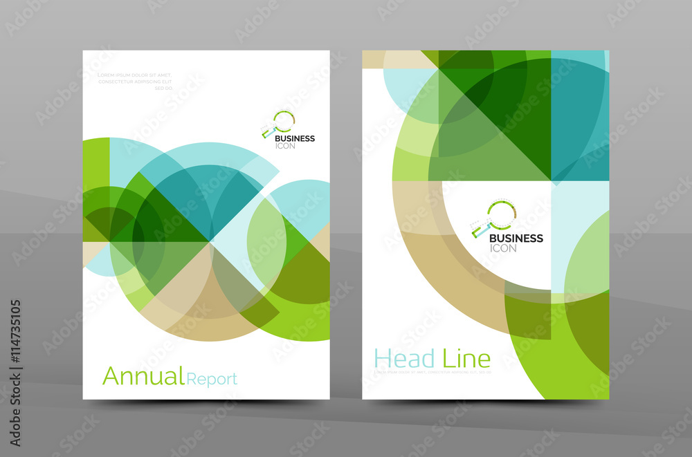 A4 annual report cover Stock Vector | Adobe Stock