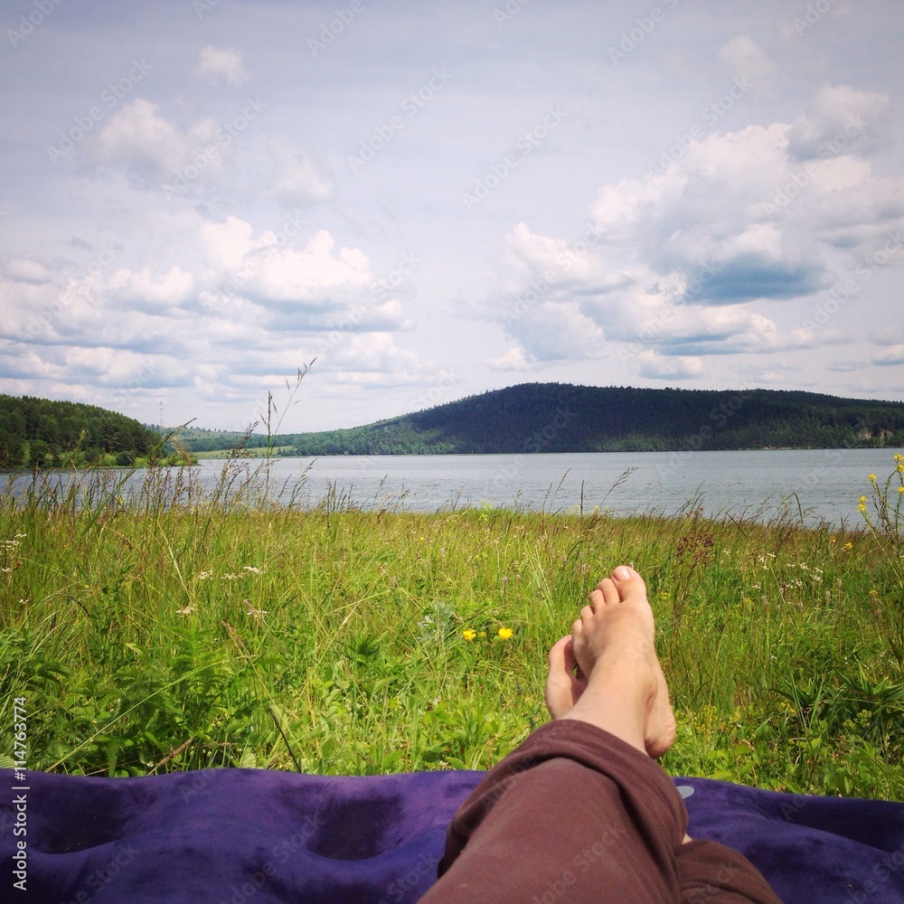 rest at nature Stock Photo | Adobe Stock