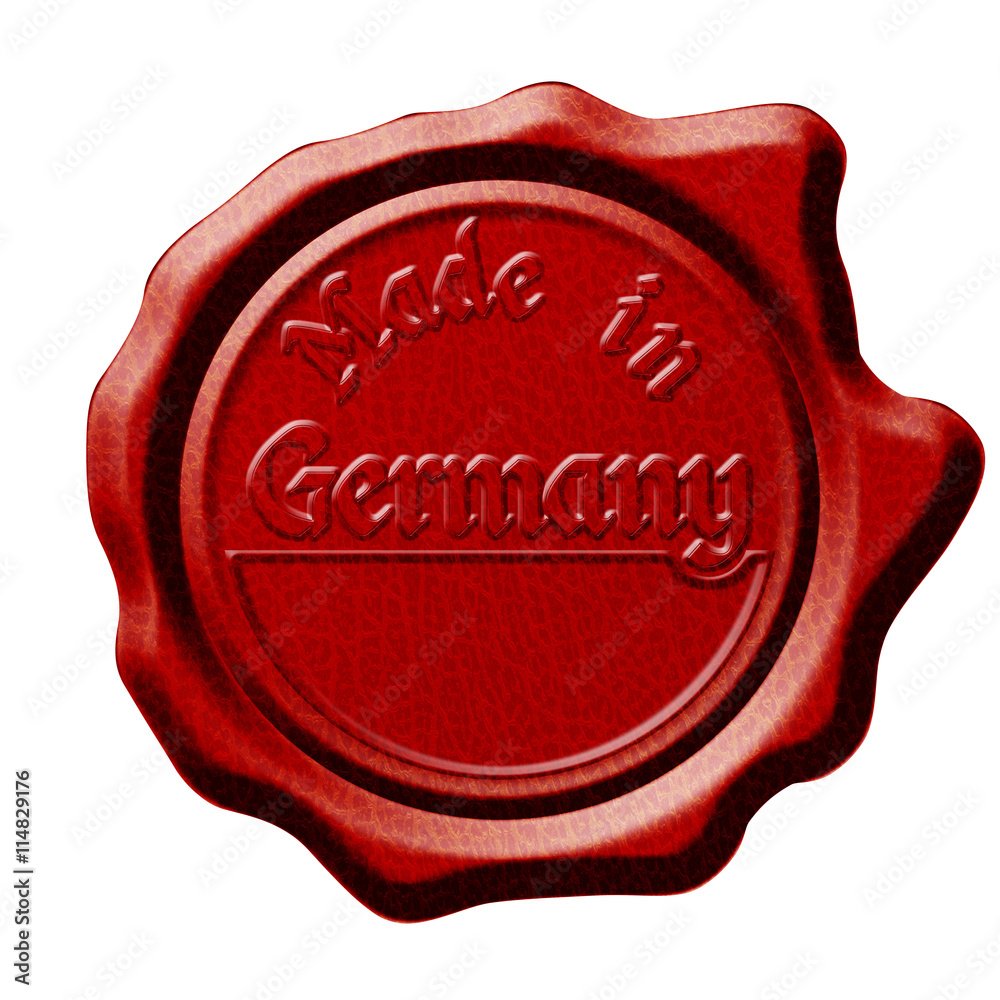 Made in germany siegel, Stock-Illustration | Adobe Stock