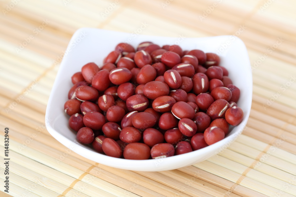 Azuki (Red beans). Azuki is a kind of bean. Stock Photo | Adobe Stock