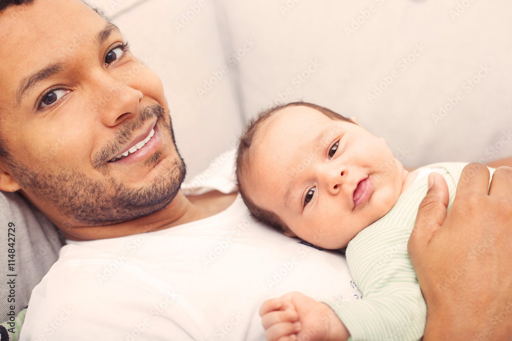 Father and child Stock Photo | Adobe Stock