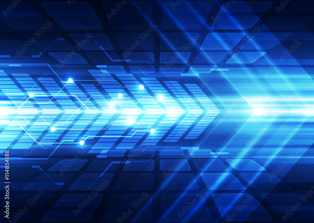 vector digital technology concept, abstract background Stock Vector | Adobe Stock