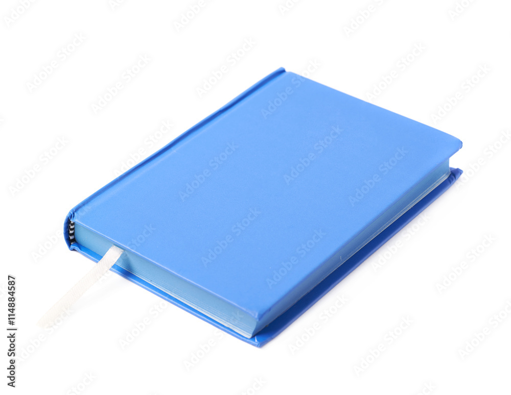 Blue note book isolated Stock Photo | Adobe Stock