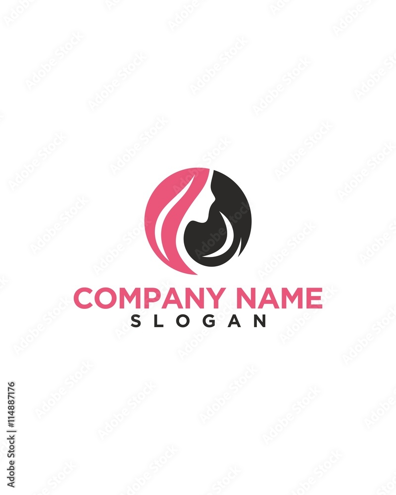 Hair Extension Logo Design