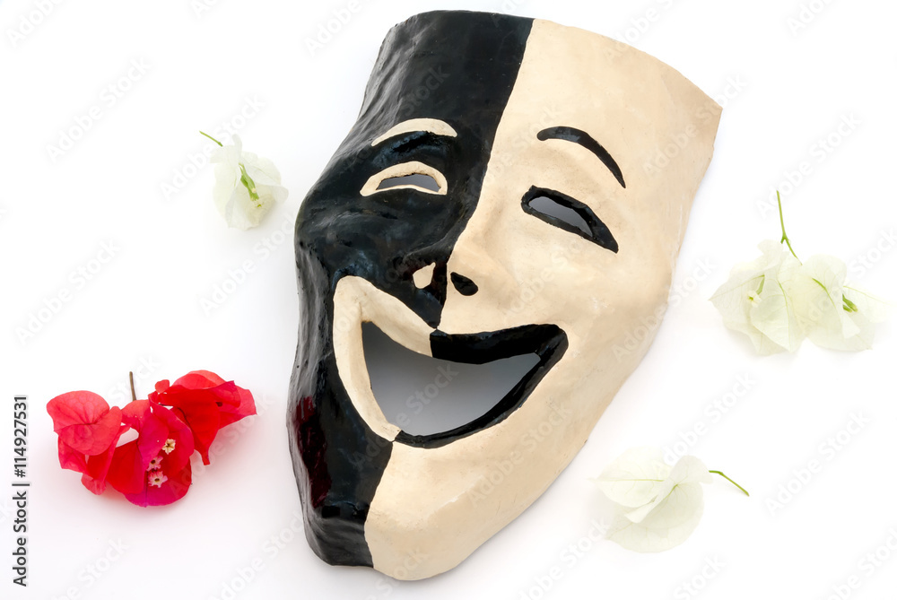 Masks of happiness (nature jokes version) Stock Photo | Adobe Stock