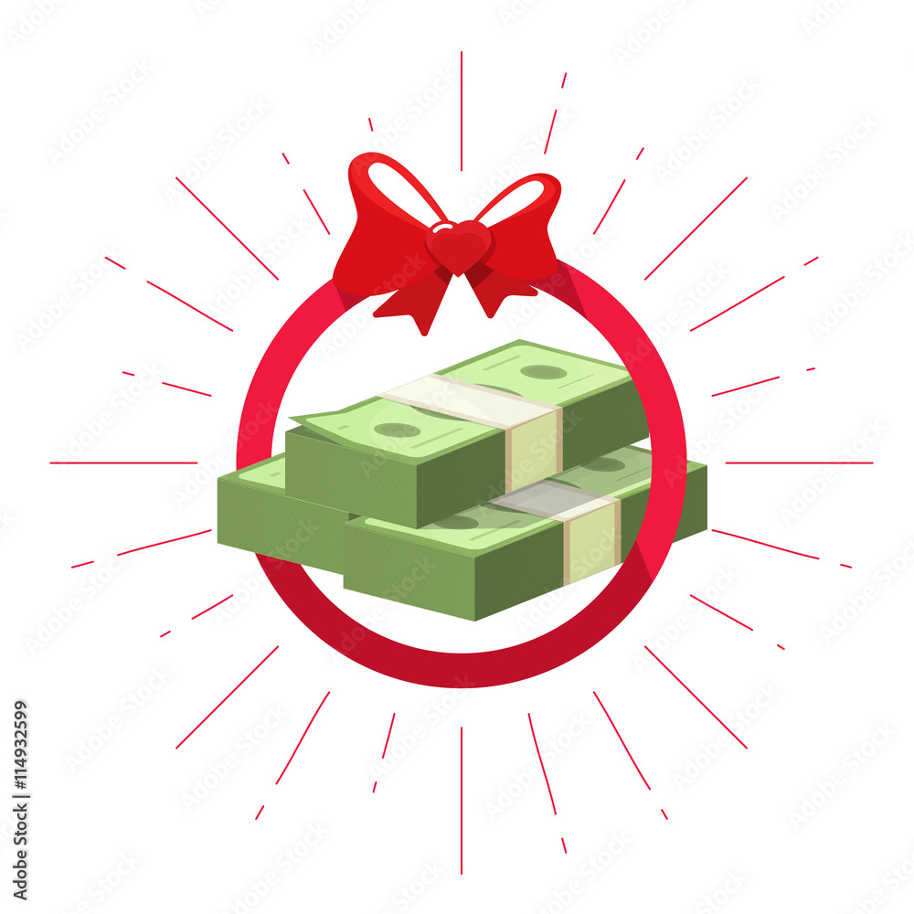 Money prize win vector symbol flat icon, pile of american dollars cash ... Money prize win vector symbol flat icon, pile of american dollars cash ...