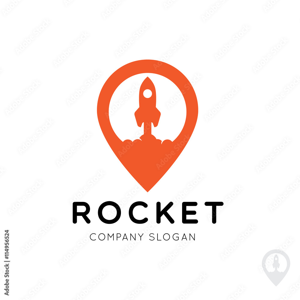Vetor do Stock: Rocket Logo | Adobe Stock