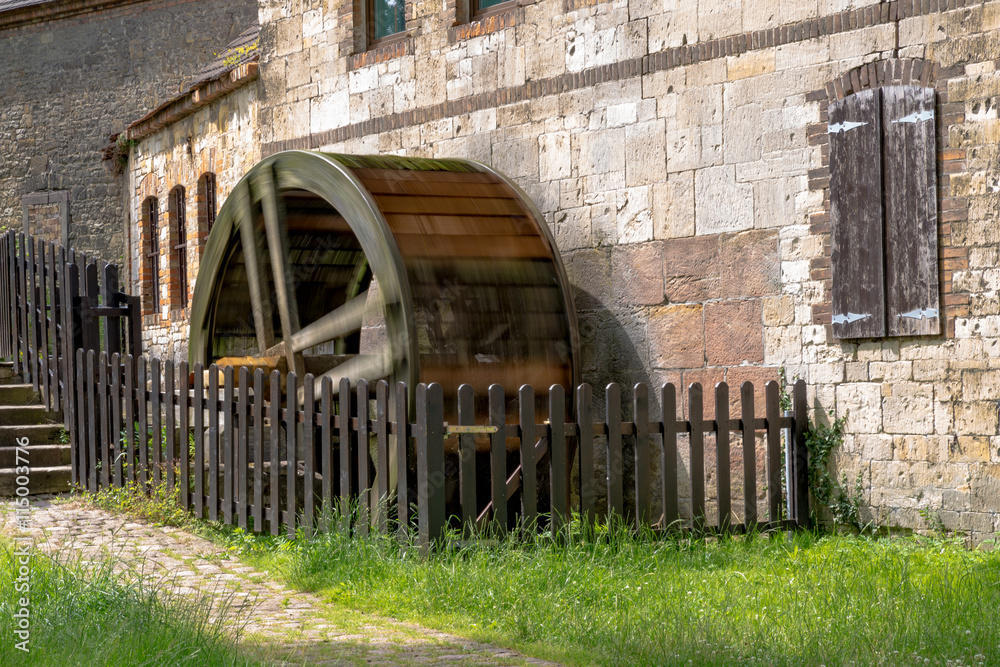 Poster old watermill in operation – Wall Art | UkPosters
