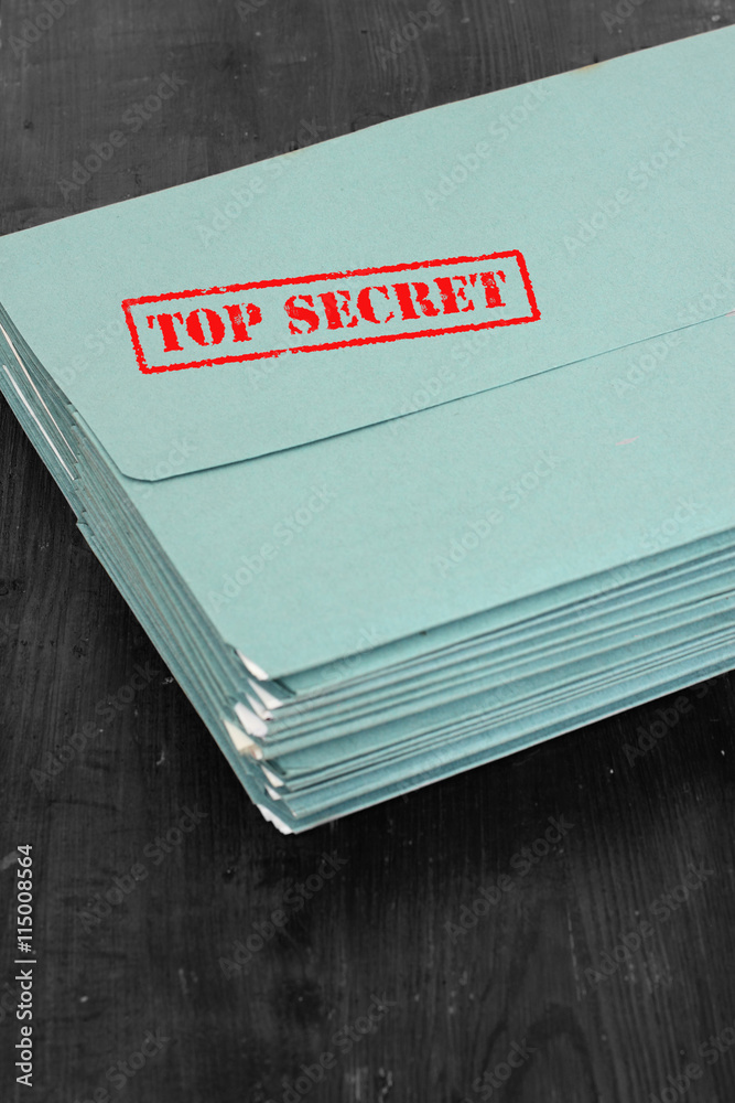 Folders files top secret / Folder with top secret stamped on it Stock ...
