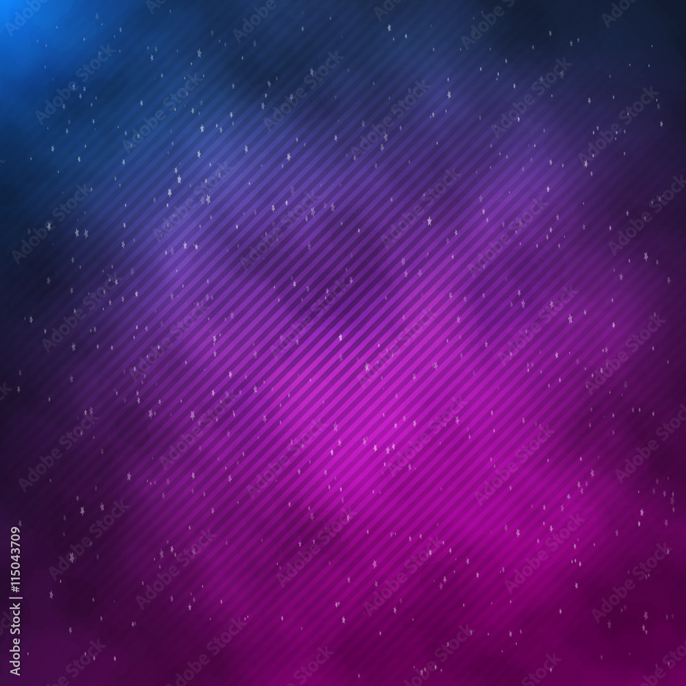 Illustration of 1980 Retro Neon Poster. Outer Space Background Stock ...