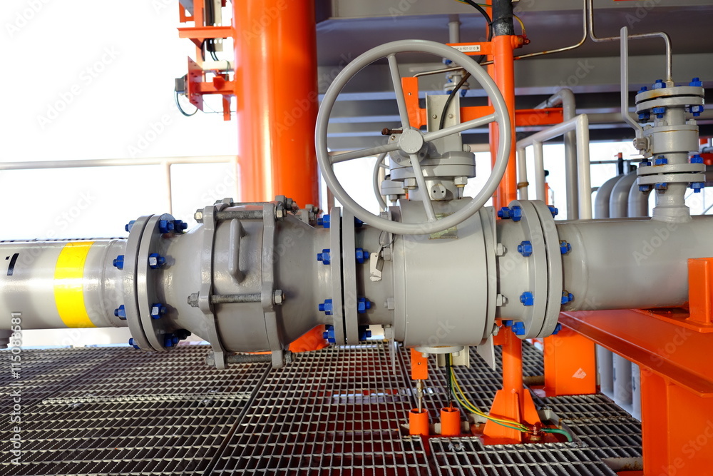 Pipeline production and valve for oil and gas process, Pipeline ...