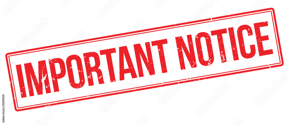 Important Notice Stamp
