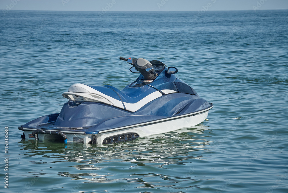 A hydrocycle on the Sea Stock Photo | Adobe Stock