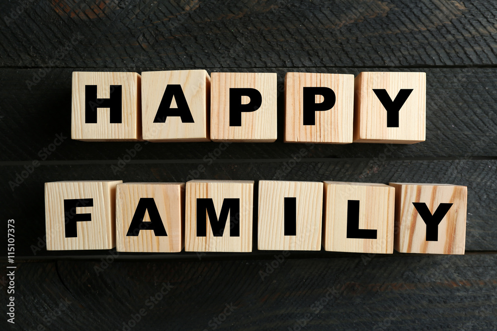 Happy Family Words