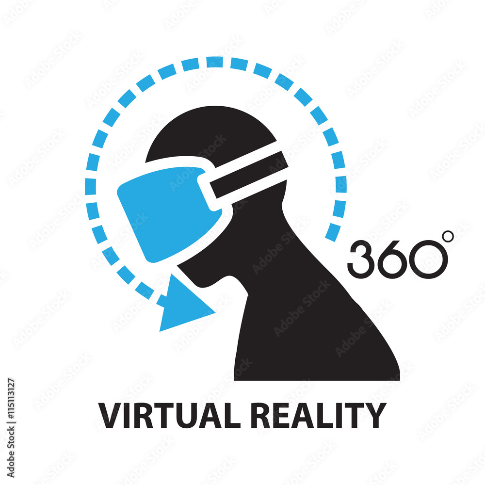 virtual reality ,icon and symbol Stock Vector | Adobe Stock