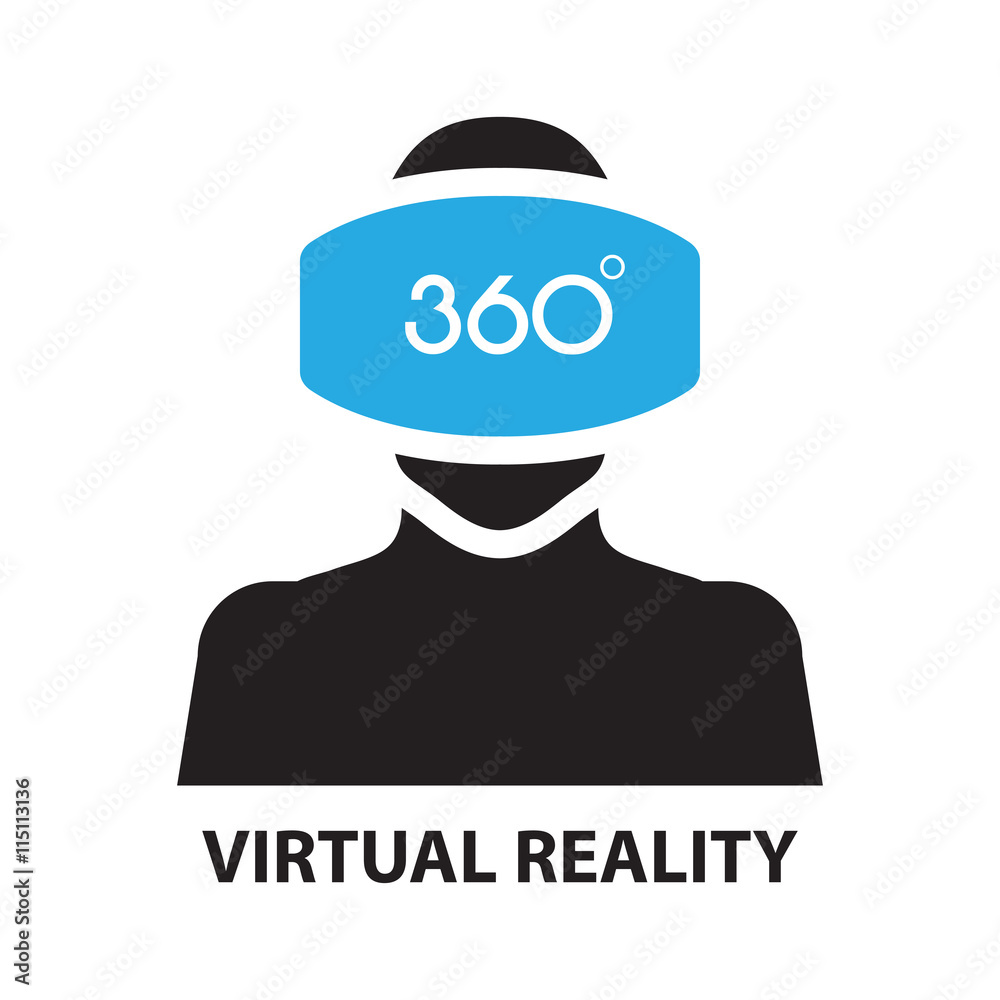 virtual reality ,icon and symbol Stock Vector | Adobe Stock
