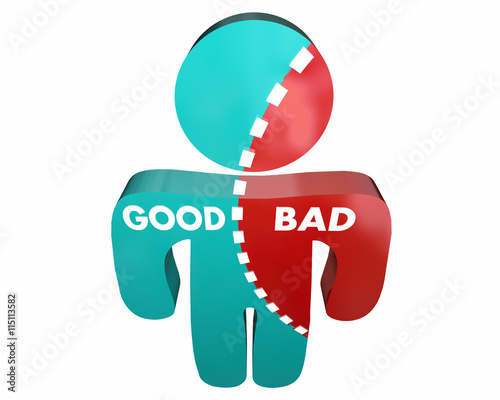 Good Vs Bad Clipart