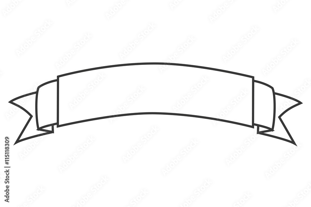 blank banner icon Stock Vector | Adobe Stock