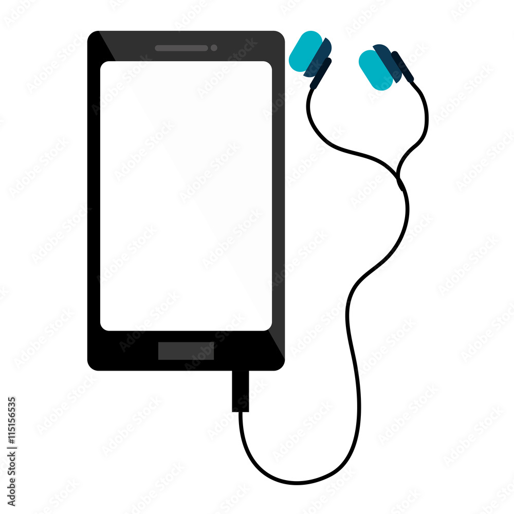 Music and technology theme design, isolated icon vector illustration ...
