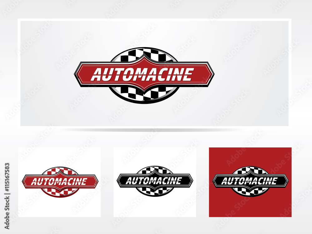 automachine logo Stock Vector | Adobe Stock
