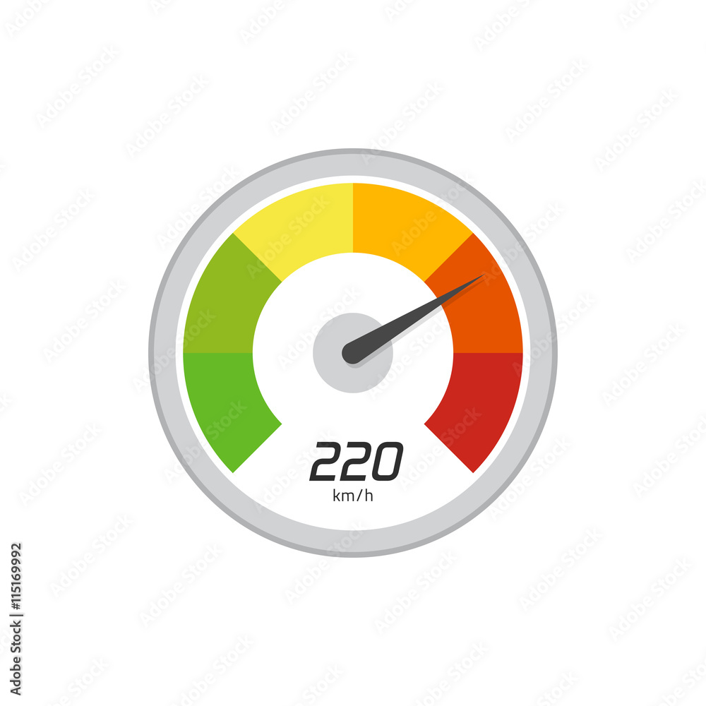Simple Speedometer Vector