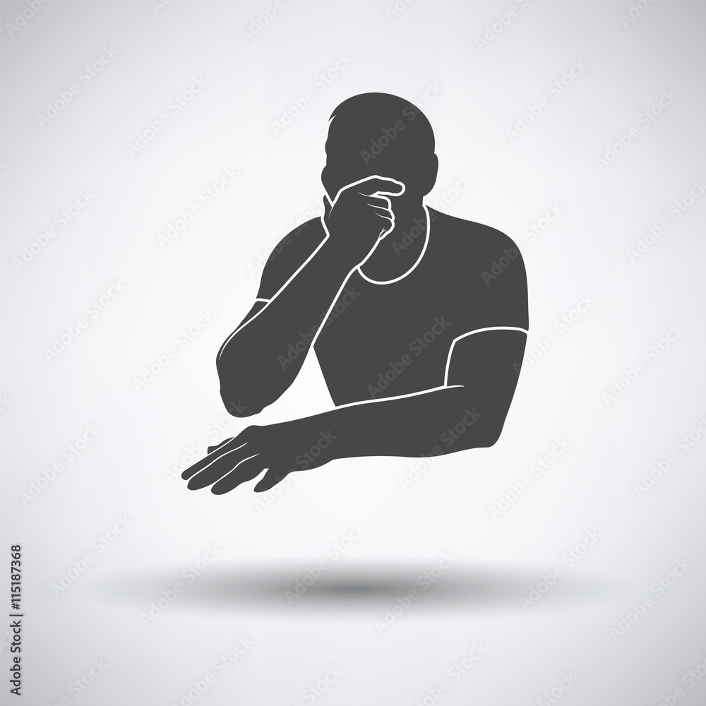 Thinking man icon Stock Vector | Adobe Stock