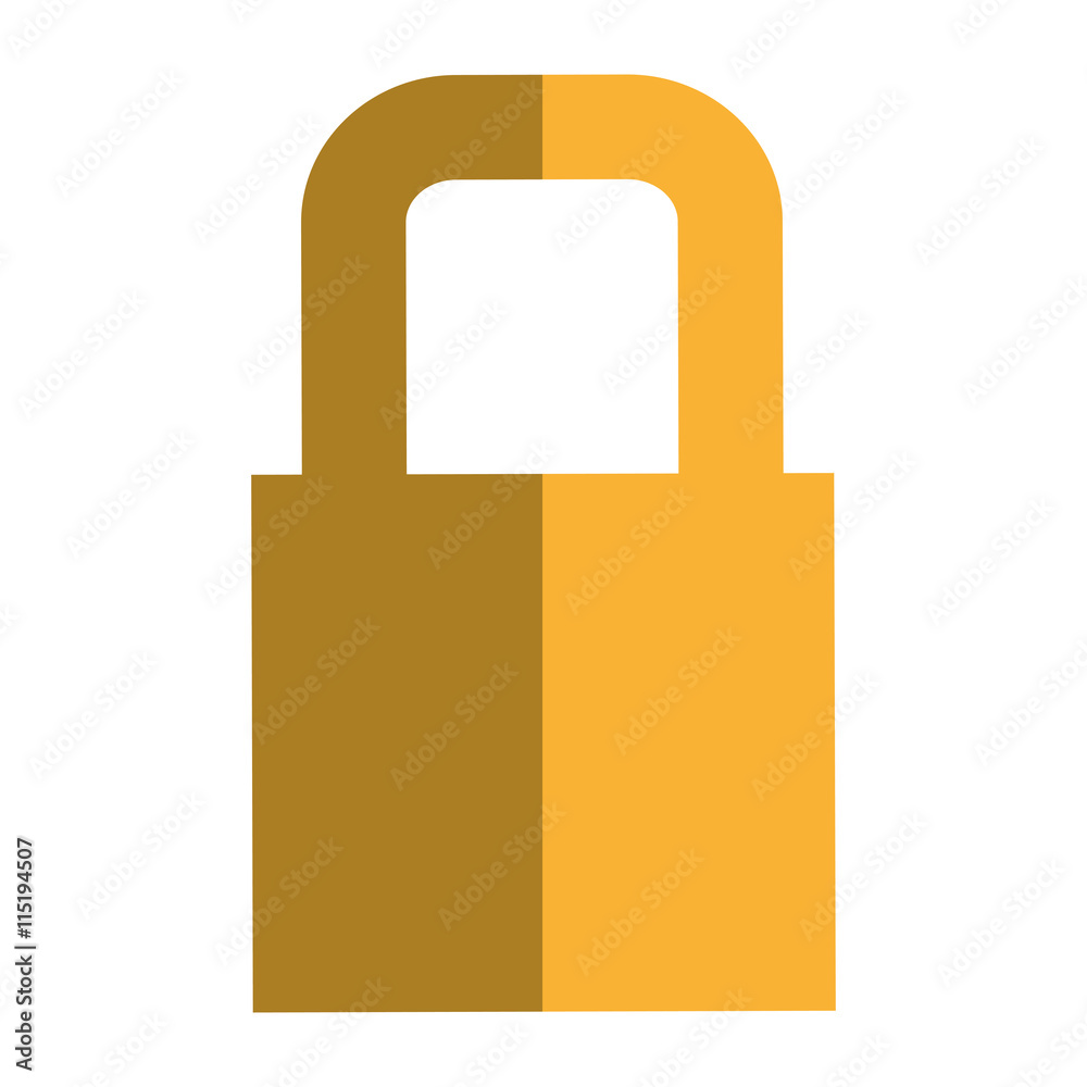 safety lock icon Stock Vector | Adobe Stock
