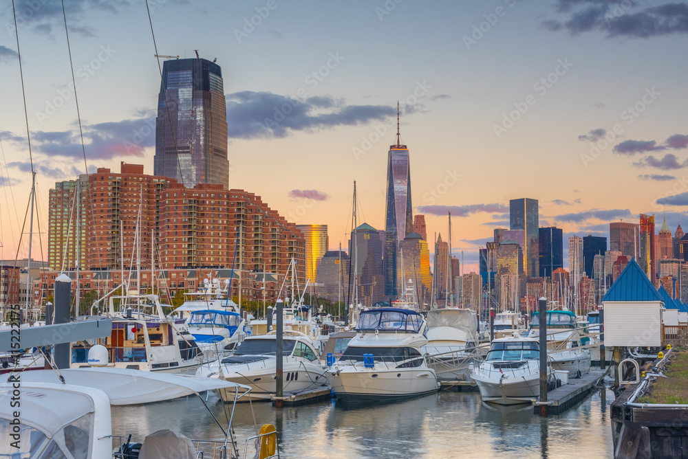 Foto de Paulus Hook, Morris Canal Basin, Liberty Landing Marina, with ...