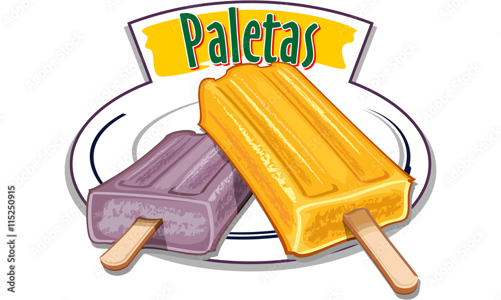 Paletas vector Stock Vector | Adobe Stock