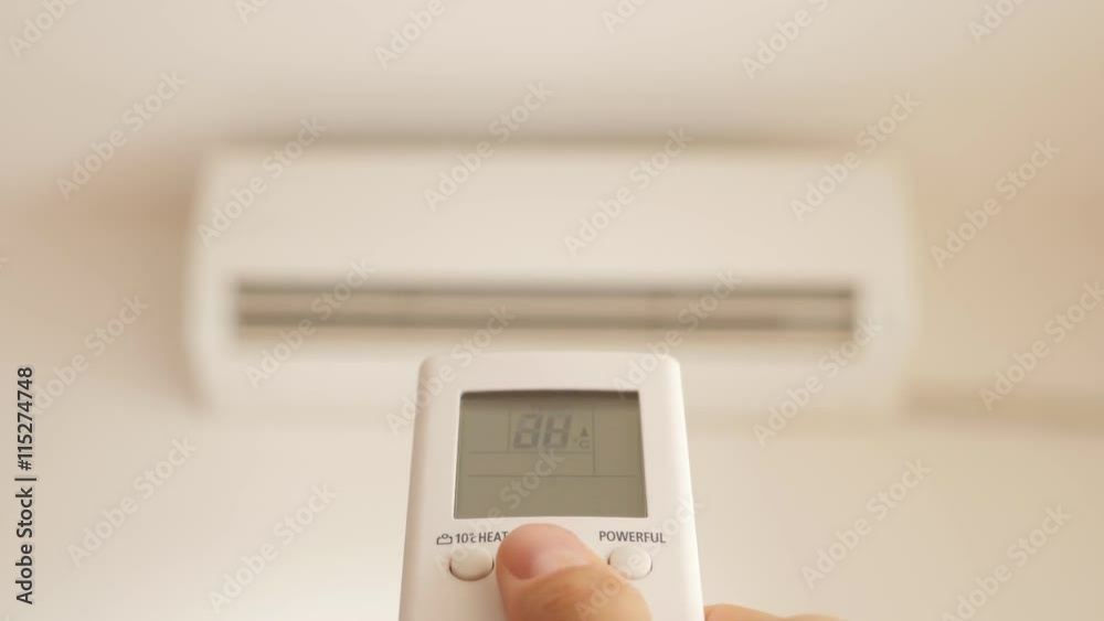 Controlling room temperature by setting higher values on remote 4K ...