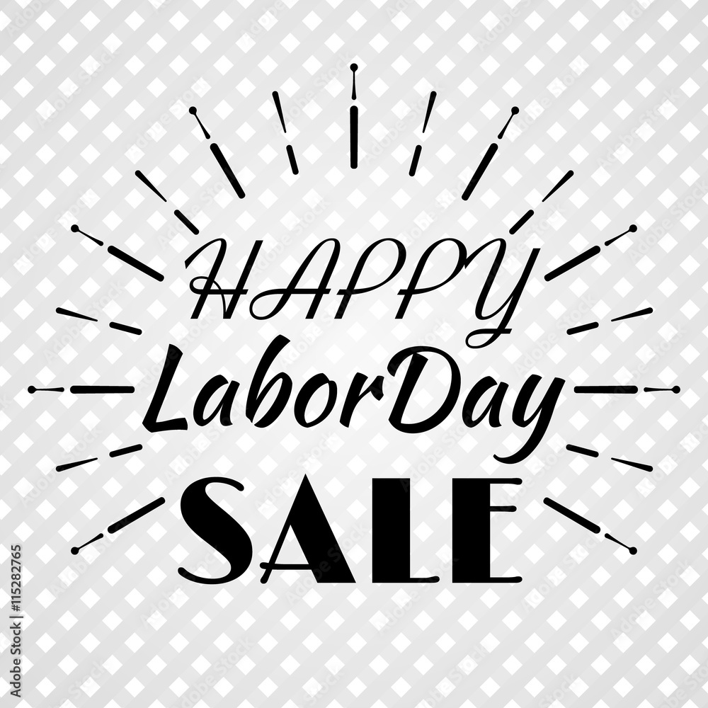 Black Sun Burst. Labor Day a national holiday of the United States ...