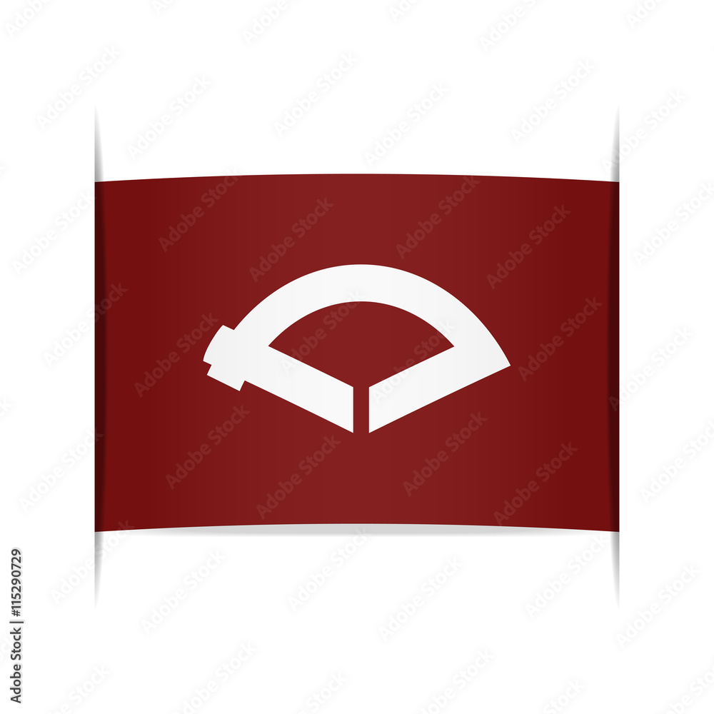 Flag of ( Prefecture, Japan). Stock-Vektorgrafik | Adobe Stock