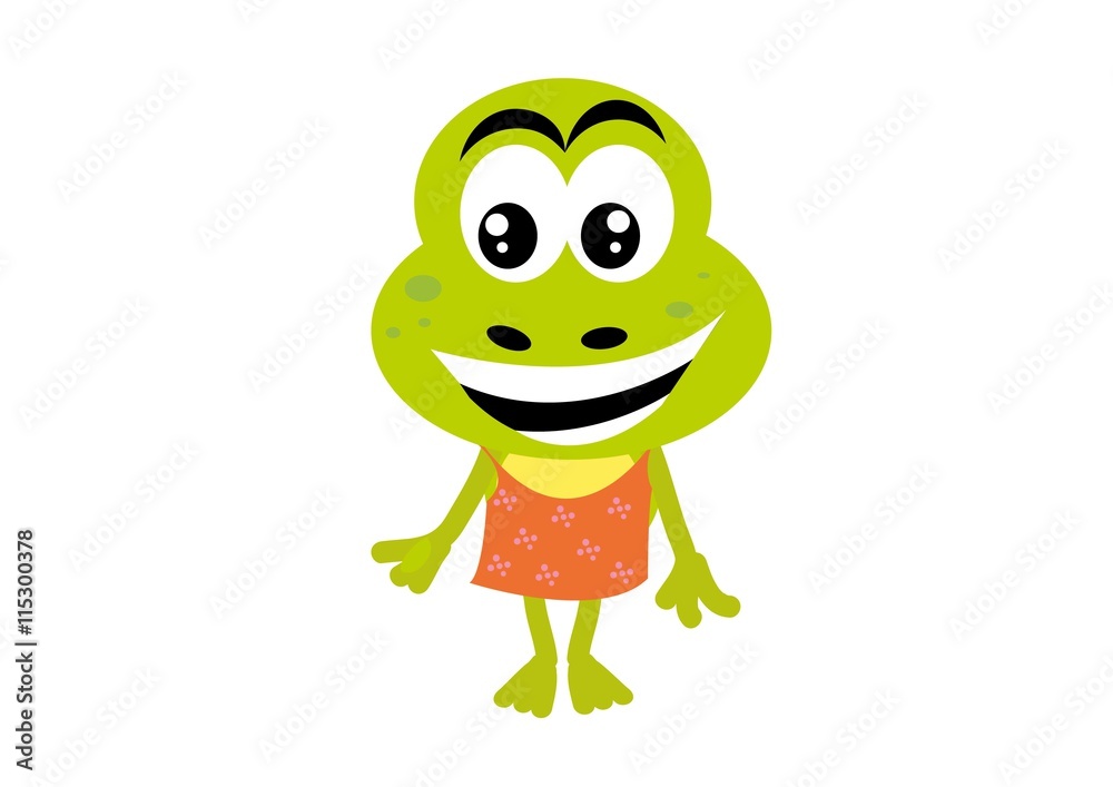 żaba vector de Stock | Adobe Stock