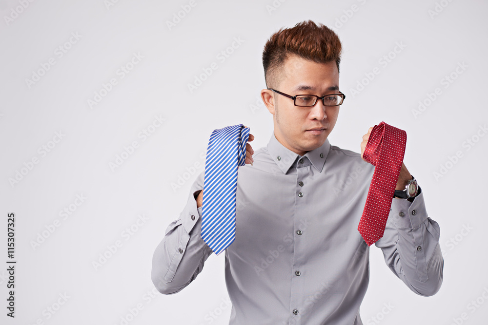 Choosing tie Stock Photo | Adobe Stock