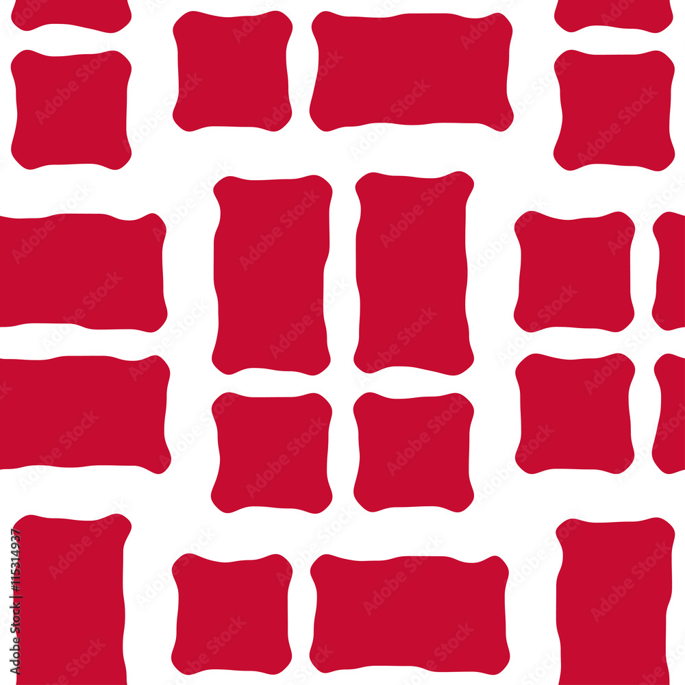 Seamless pattern of stylized flags of Denmark. Constitution or National ...