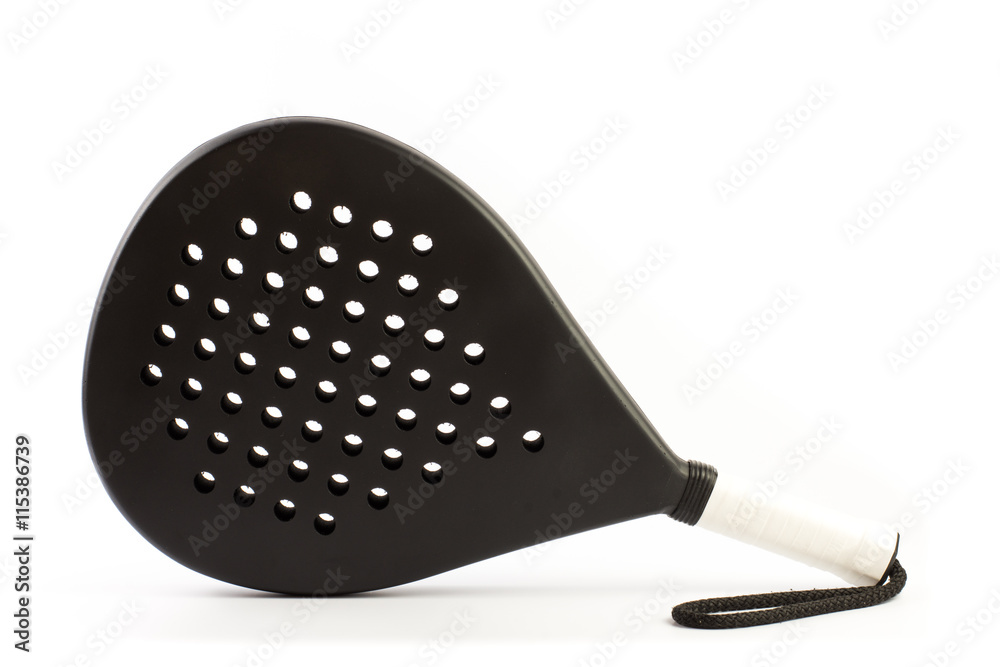 Black padel racket Stock Photo | Adobe Stock