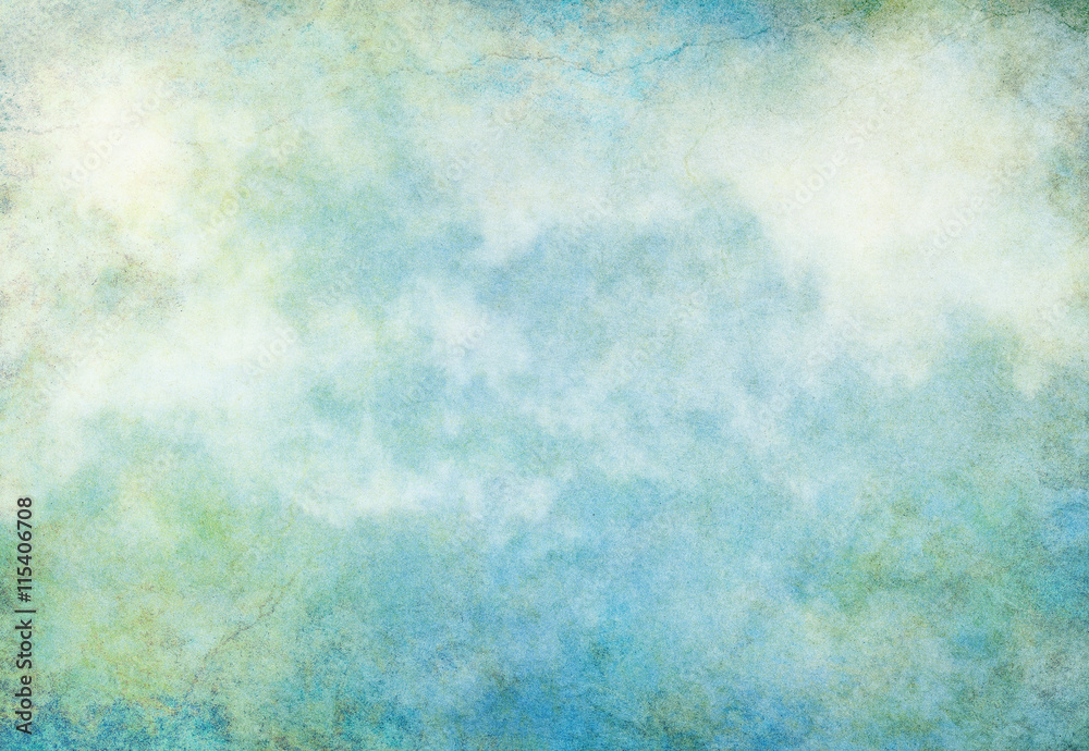 Cloud Grunge Earth. A textured background with turquoise, yellow and ...