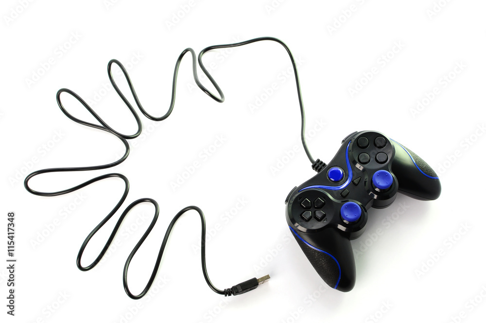 Joystick isolated on white background Stock Photo | Adobe Stock