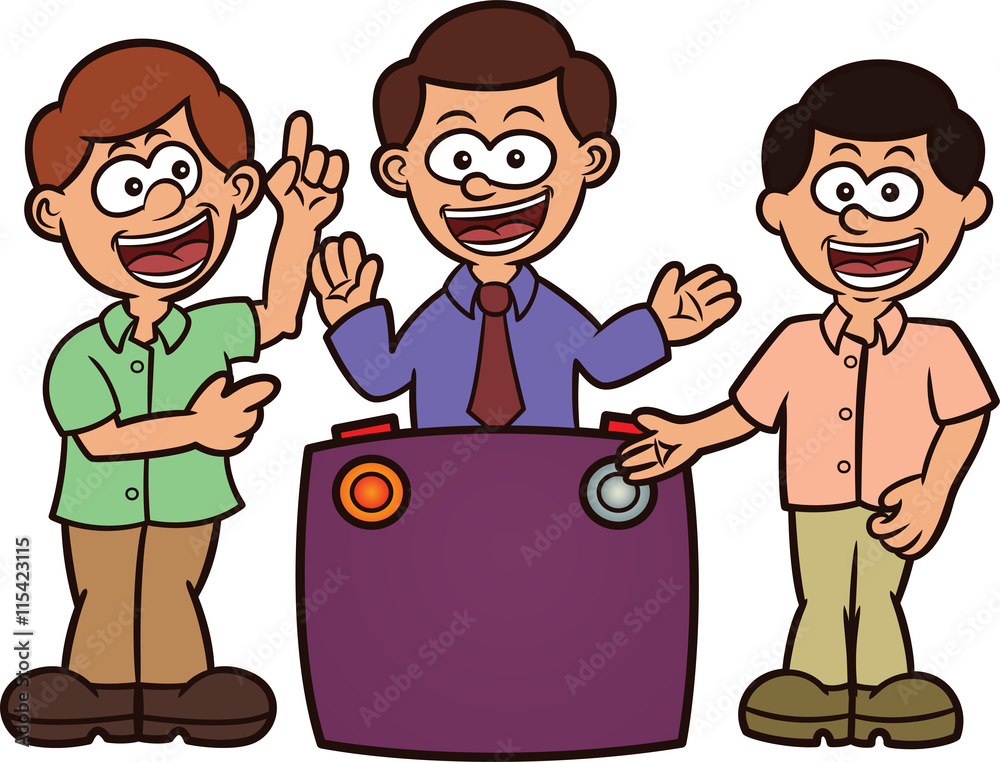 Game Show Contestant Clip Art