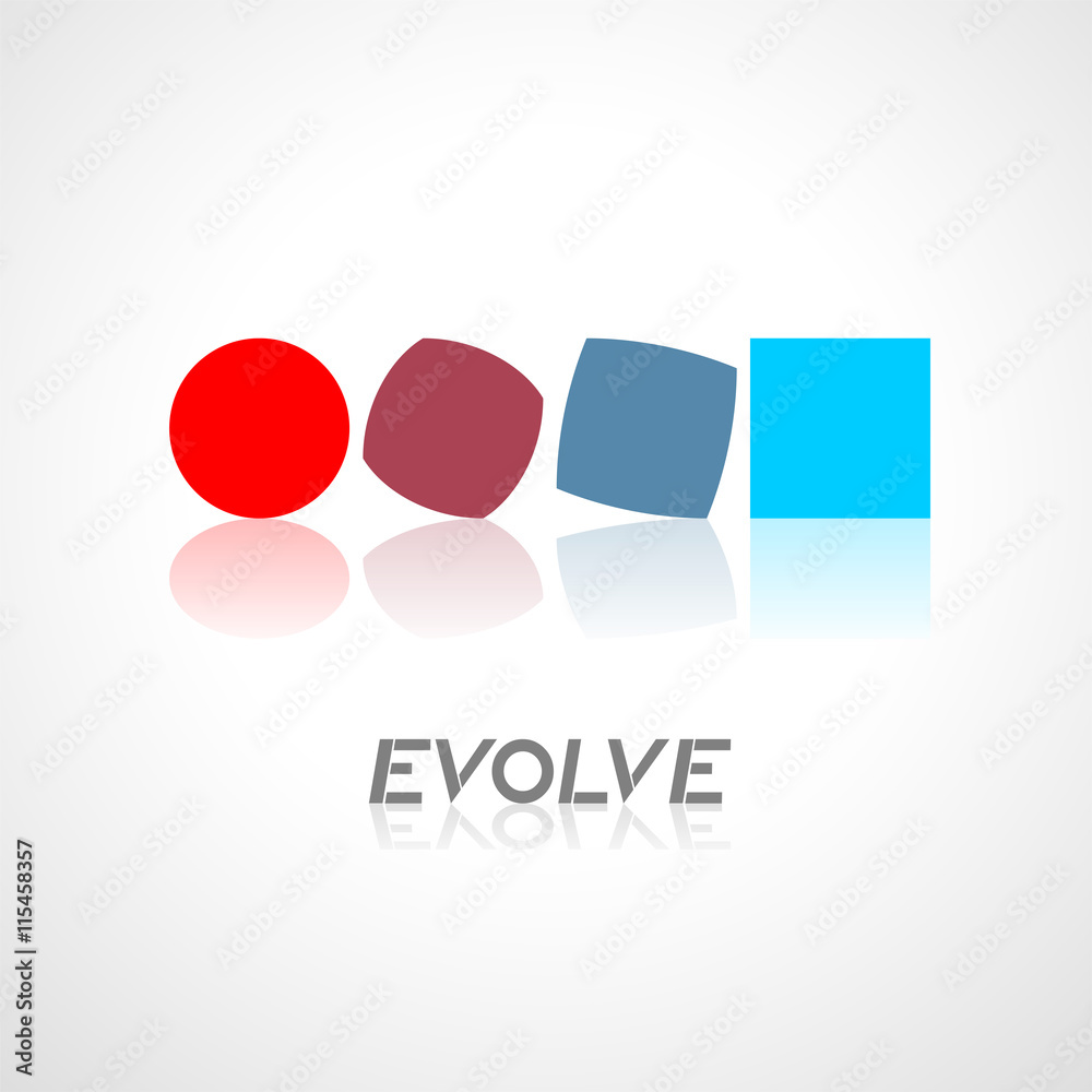 Evolve illustration Stock Vector | Adobe Stock