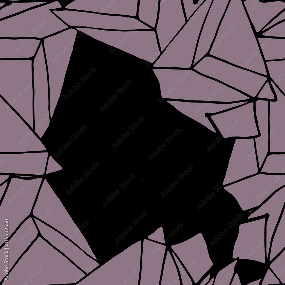 Seamless Triangle Pattern Vector Background Geometric Abstract Texture Stock Vector Adobe Stock