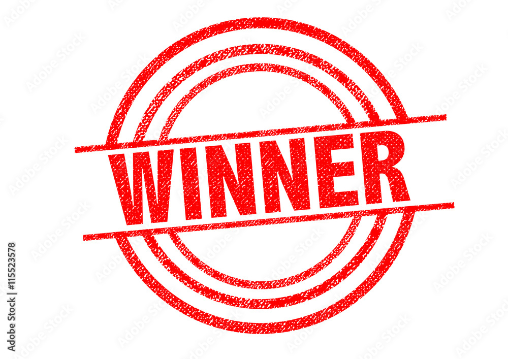 WINNER Rubber Stamp Stock-Illustration | Adobe Stock