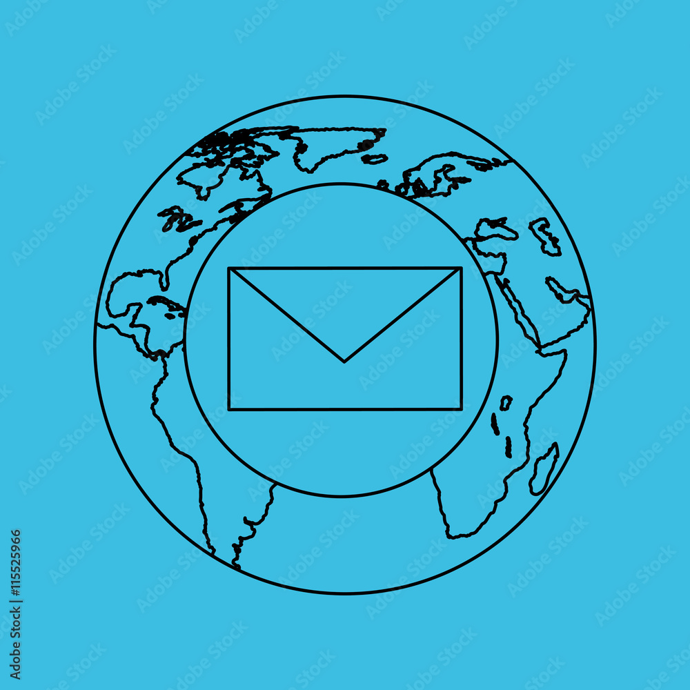 world map icon Stock Vector | Adobe Stock