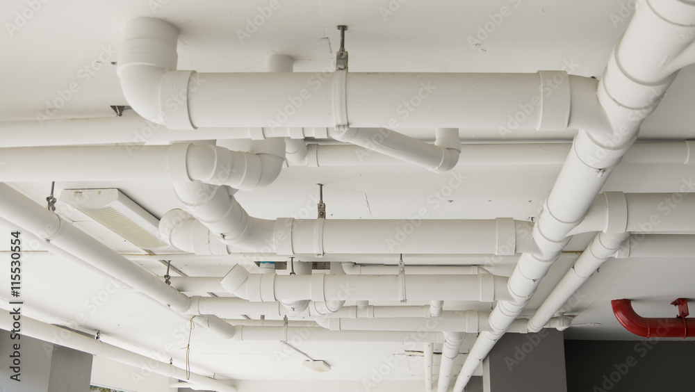 Building drain pipe foto de Stock | Adobe Stock